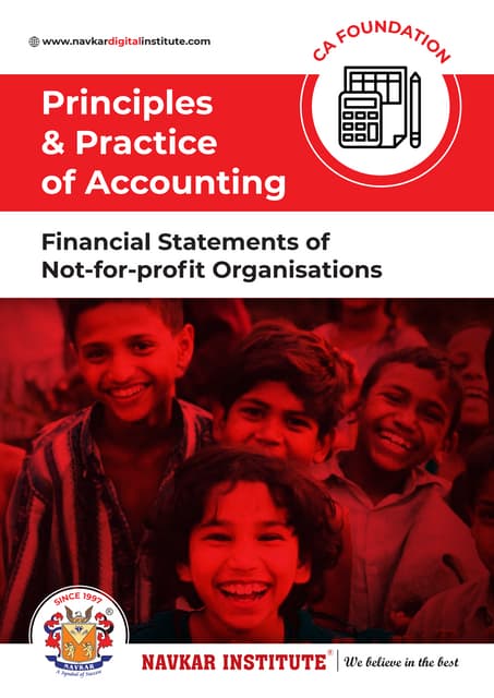 Financial statement of non - profit organisation | PPTX