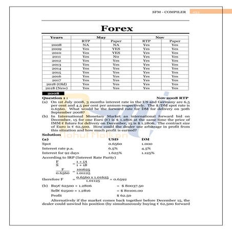 CA NOTES ON FOREX PRACTICALS OF STRATEGIC FINANCIAL MODELING | PDF