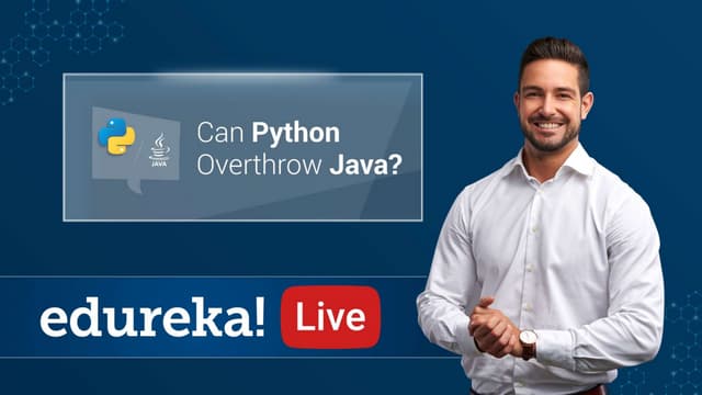 Can Python Overthrow Java Java Vs Python Edureka Ppt