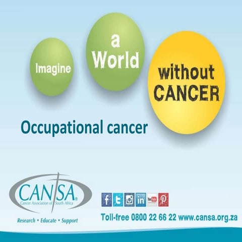 Cancer Risks at Work - CANSA | PPTX