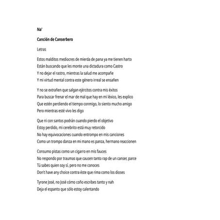 CANSERBERO - NA.docxSSSSSSSSSSSSSSSSSSSS | DOCX