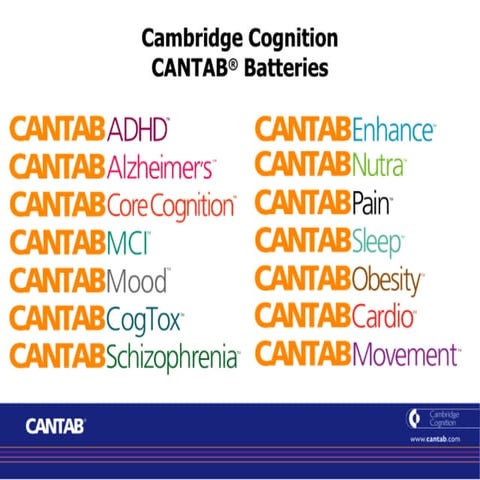 Cantab Batteries | PPT