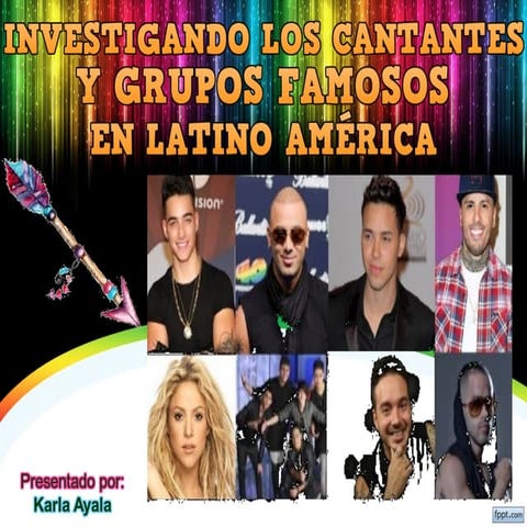Cantantes Latinos Famosos
