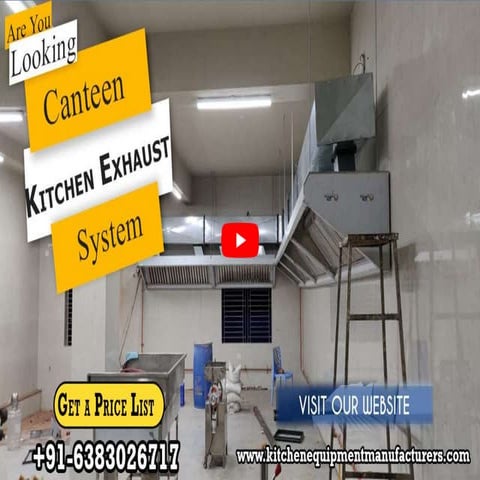 Canteen Kitchen Exhaust System, Canteen Ventilation Ducting,Restaurant ...