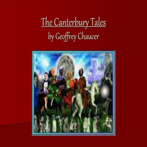The Canterbury Tales | PPTX