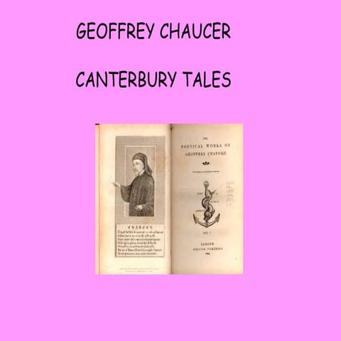Canterbury Tales General Prologue | PPT