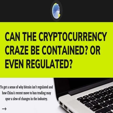 The Cryptocurrency Craze among People And The Regulation On Bitcoin ...