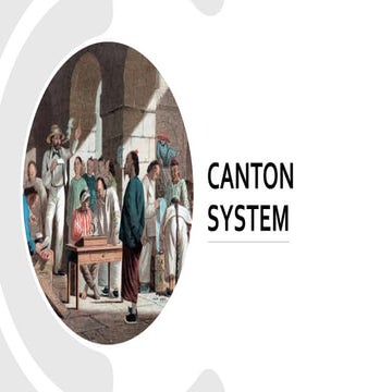 Canton Trade System in China | PPTX