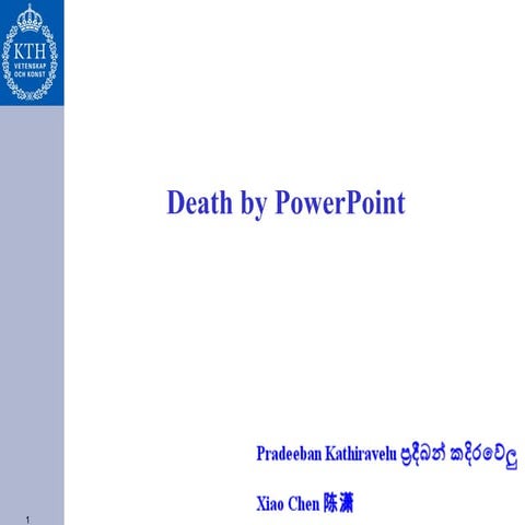 Death by PowerPoint | PDF | World/International Music | Music