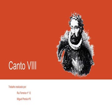 Canto viii os lusidas | PPTX