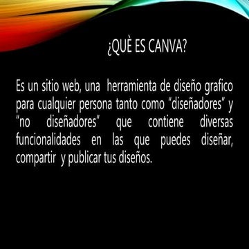 Canva y su historia en el diseño, usos y características | PDF