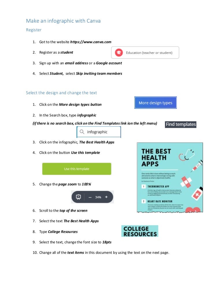 Infographic example canva - klimsource