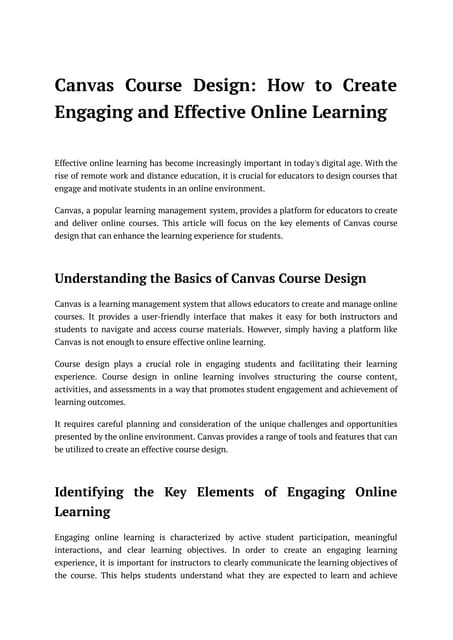 Canva for Education | PDF | Desktop Publishing | Computer Software and ...