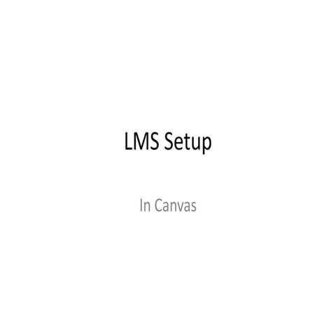 Canvas module | PPT