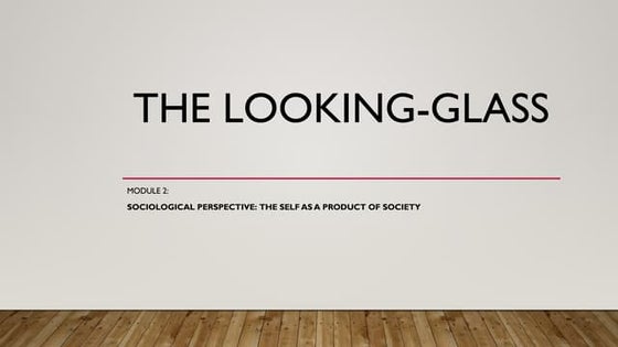 UTS: UNDERSTANDING THE SELF : The self in sociological perspective | PPTX