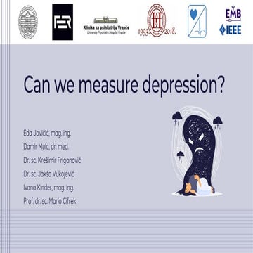 [DSC Croatia 22] Can we measure depression? - Eda Jovicic & Damir Mulc ...