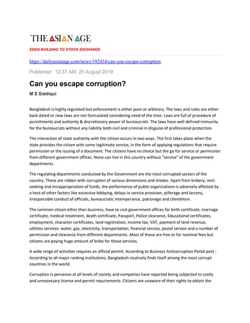 Graft & corruption in the government | PPT