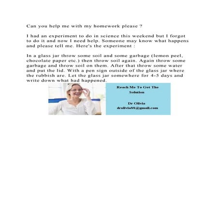 Can you help me with my homework please I had an experiment to d.docx