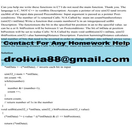 Can You Help Me Write These Functions In C I Do Not Need The Main Fpdf