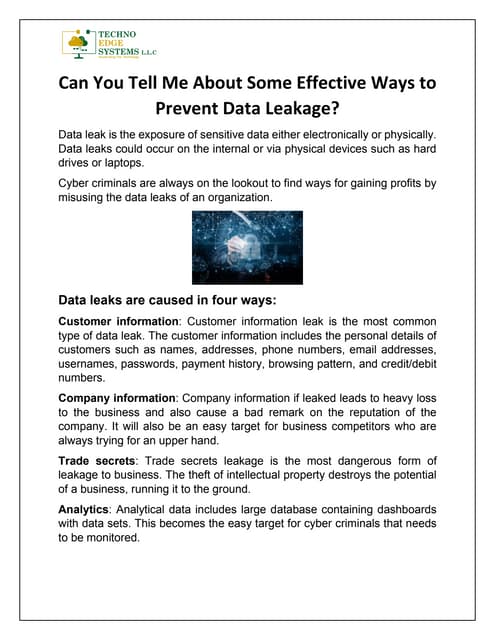 Is It Possible to Prevent Data Leaks in an Effective Manner.pdf