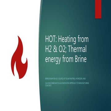HOT: Heating from H2 and O2 | PPTX