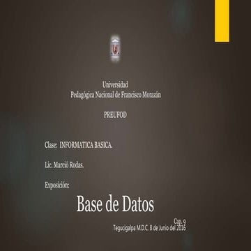 Cap. 9 bases de datos | PPTX