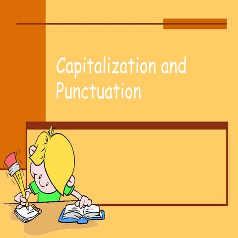 PUNCTUATION MARKS A TOPIC OF GRAMMAR FOR STUDENTS | PPT