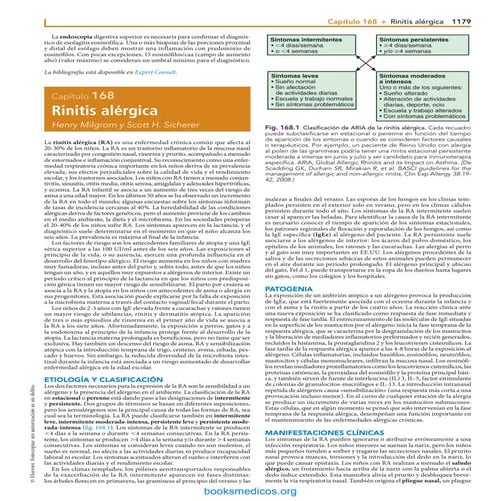 Cap 168, Pediatria Rinitis Alergica.pdf. | PDF