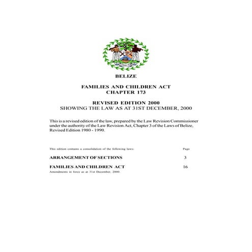 Families and Children Act - Cap173 | PDF