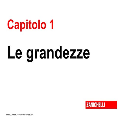 Cap1 amaldi | PPT
