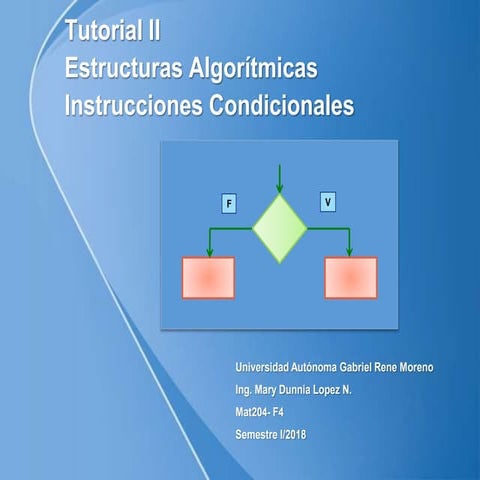 Cap5 1.3 tutor3 algoritmos condicionales | PPTX
