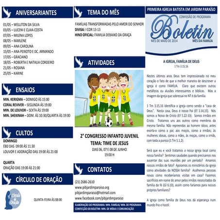 Boletim Informativo (Capa) - Maio de 2014 | PDF