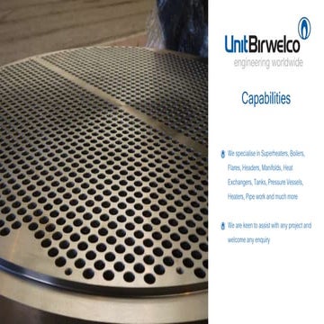 UnitBirwelco Capabilities | PPTX
