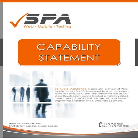Capability Statement-Brochure | PDF