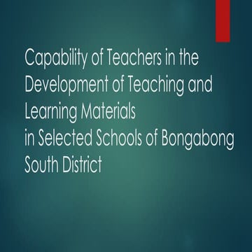 Capability of Teachers in the Development of Teaching.ppt