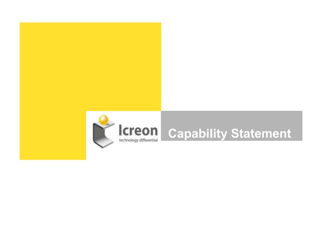 Icreon Ppt