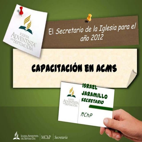 Capacitación secretaría-programa acms | PPTX
