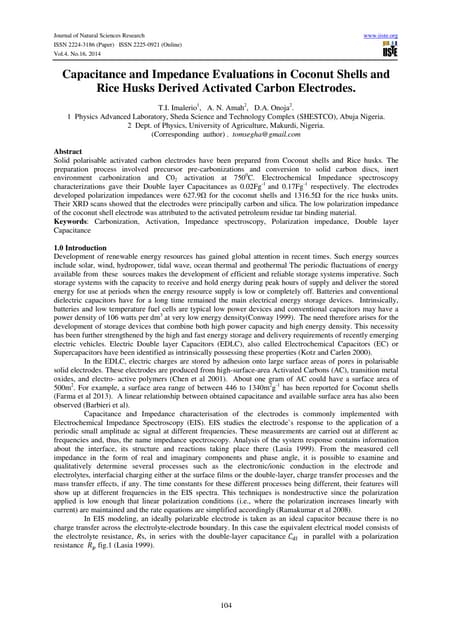 Nanomaterials for supercapacitors | PPTX | Chemistry | Science