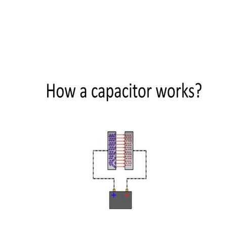 How Capacitor Works? | PPT