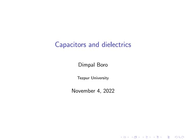 Polarization in Dielectrics | Applied Physics - II | Dielectrics | PDF