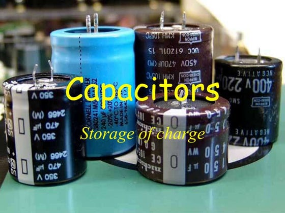 Types Of Capacitors And Their Applications | PPTX