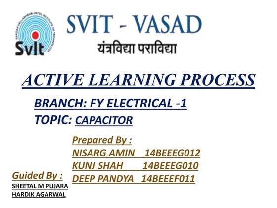 Class 12th Physics Project File (Capacitors) 23-24 | PDF | Chemistry | Science