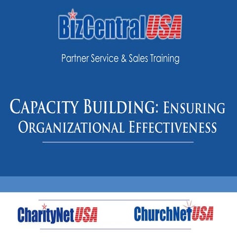 Partner Training: Capacity Building | PPT
