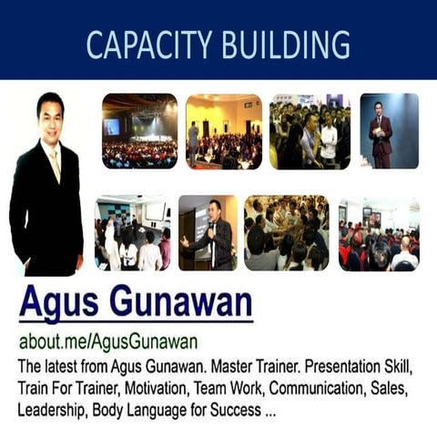 Capacity Building (untuk salah satu lembaga pemerintah) | PPTX