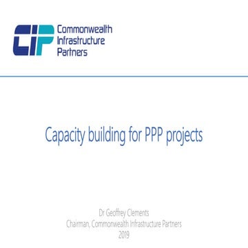Capacity building for PPP projects | PPT