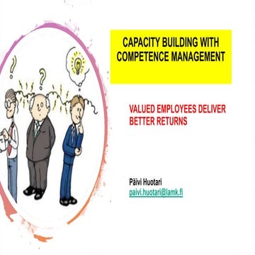 Capacity building with competence management | PPTX
