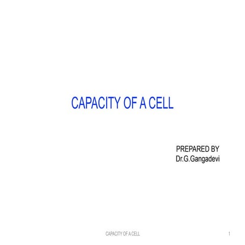CAPACITY OF CELL.pptx