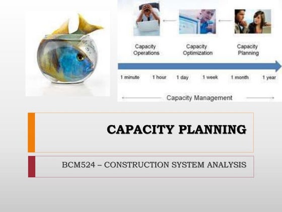 CAPACITY PLANNING | PPT