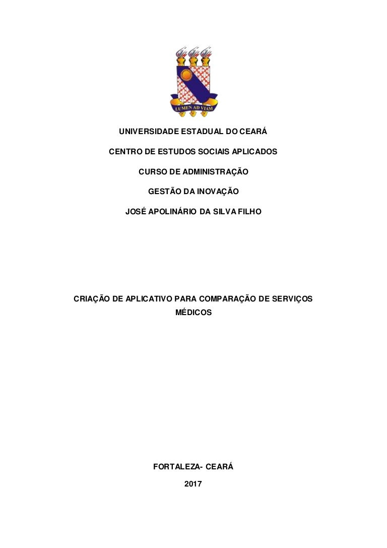 Capa do plano de projeto funcap