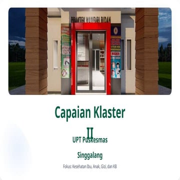 Capaian Klaster II Puskesmas Singgalang.pptx